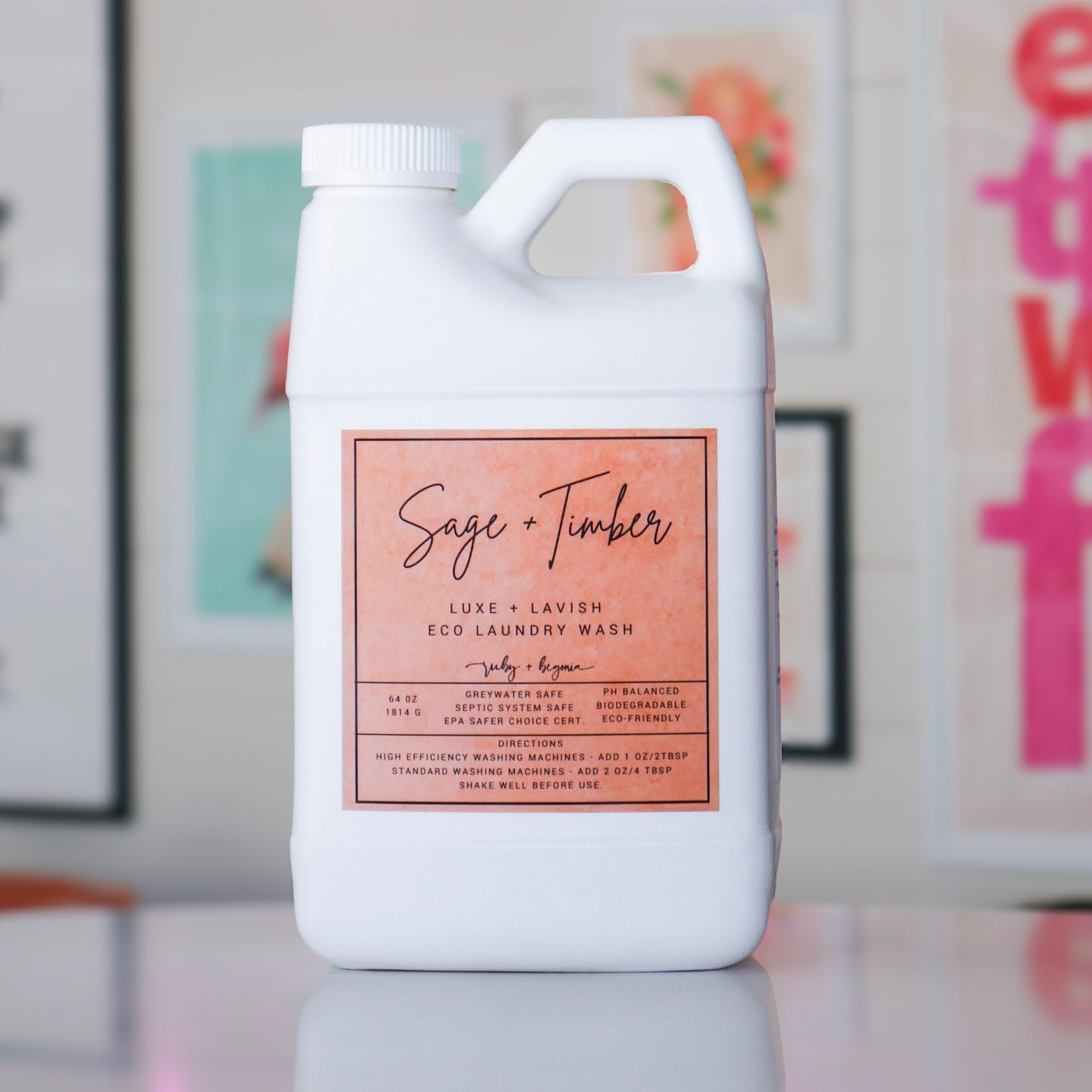 Eco Laundry Wash – Ruby + Begonia