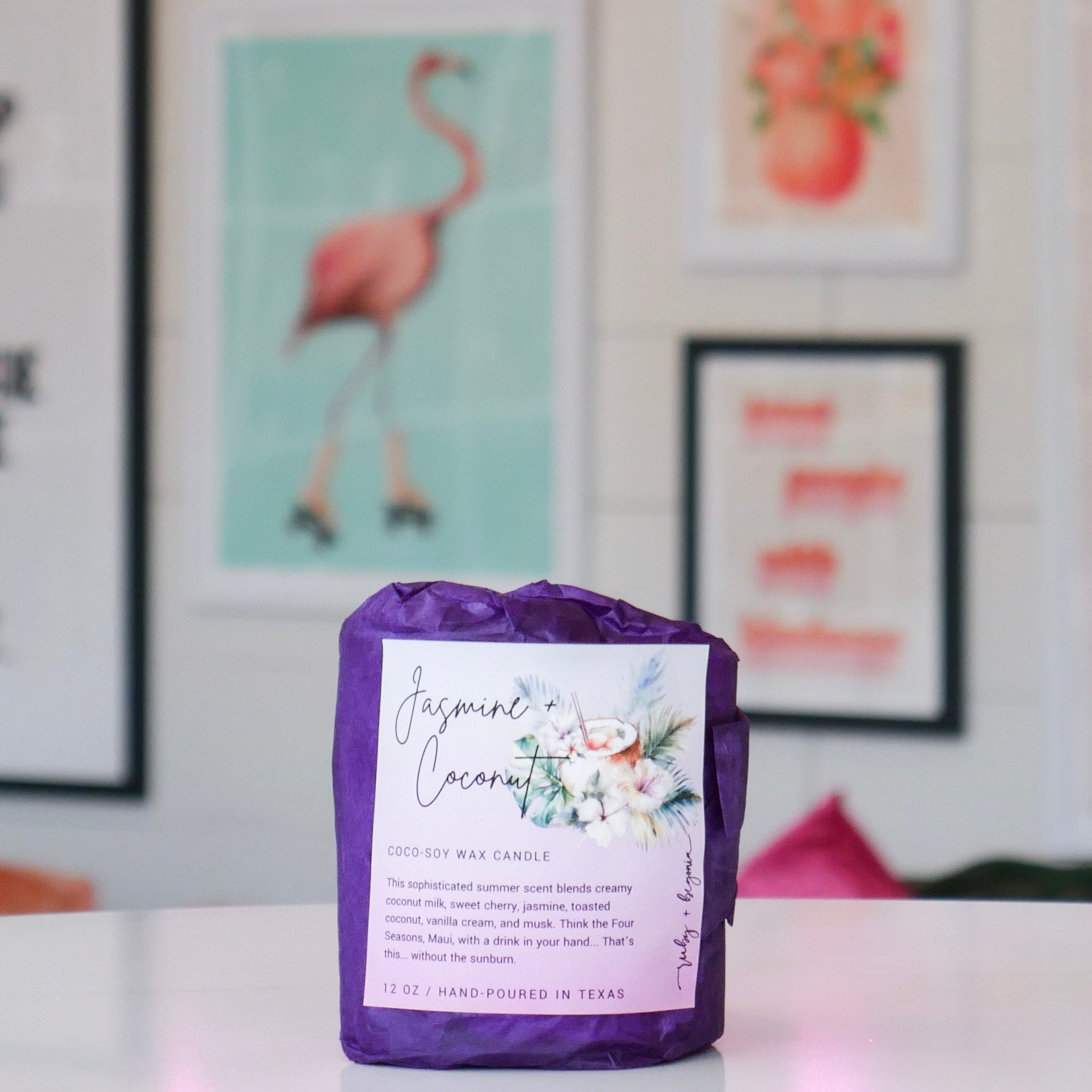 Candle Refill – Ruby + Begonia