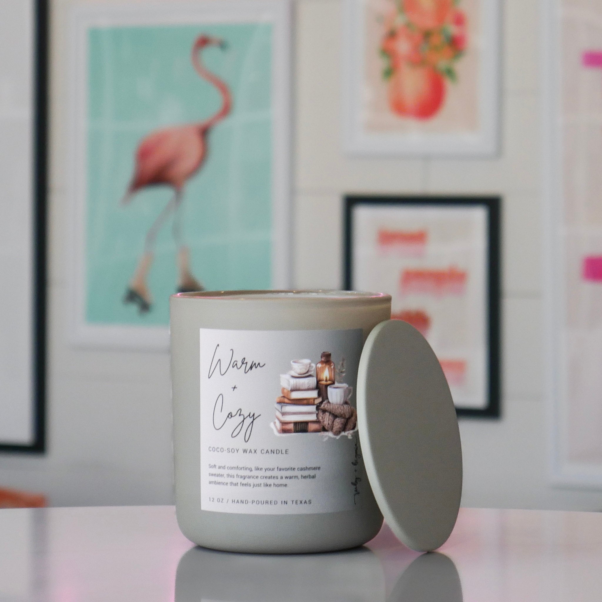 Soy Candles – Ruby + Begonia