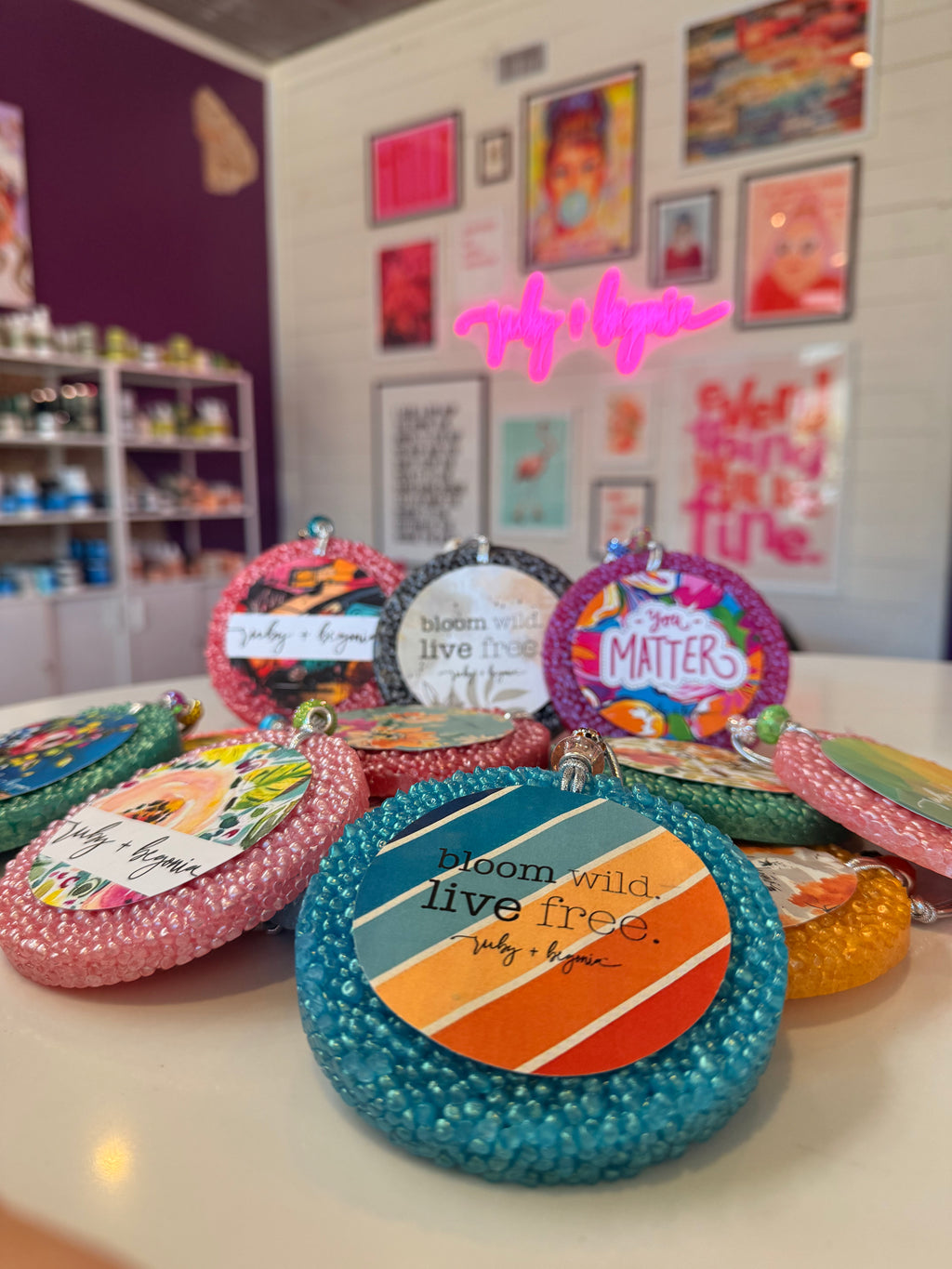 Cheers Car Freshener – Ruby + Begonia