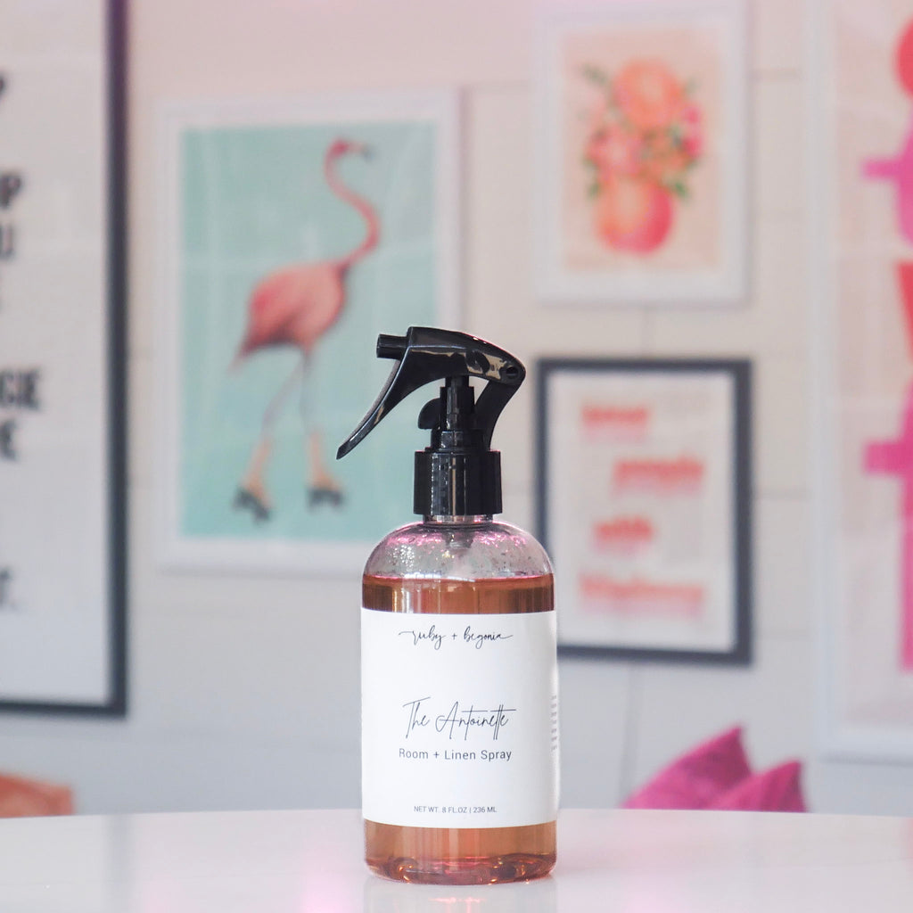 The Antoinette Room + Linen Spray – Ruby + Begonia