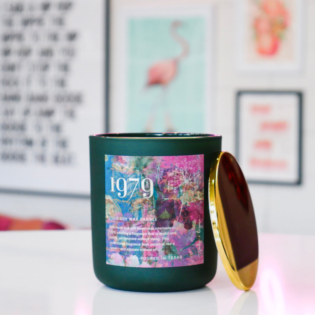 1979 Soy Candle – Ruby + Begonia