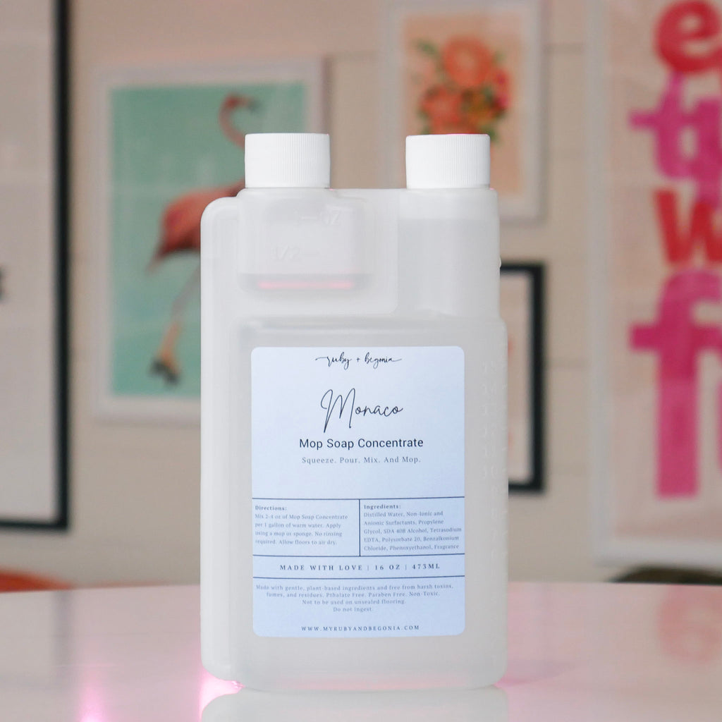 Monaco Mop Soap Concentrate – Ruby + Begonia