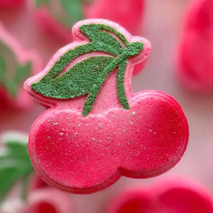 Cherry Bomb Bath Bomb – Ruby + Begonia